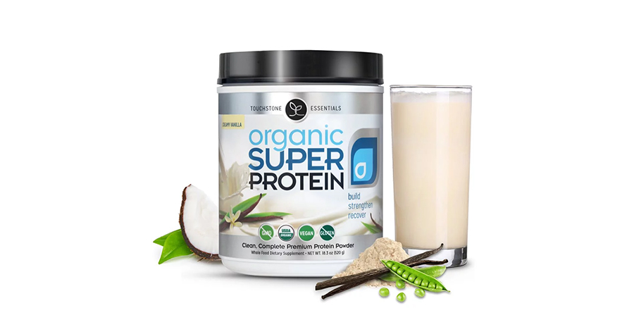 Organic Super Protein | Certified Organic & Vegan Vanilla Protein Powder